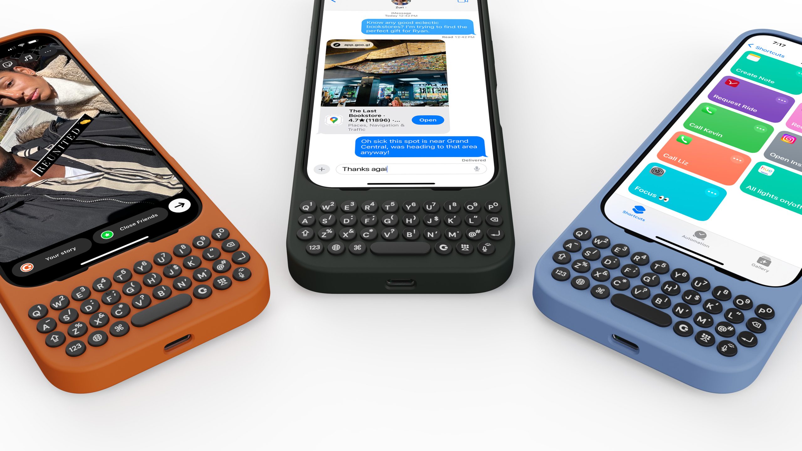 Clicks Keyboard for iPhone 16 Pushes All the Right Buttons - Purple ...